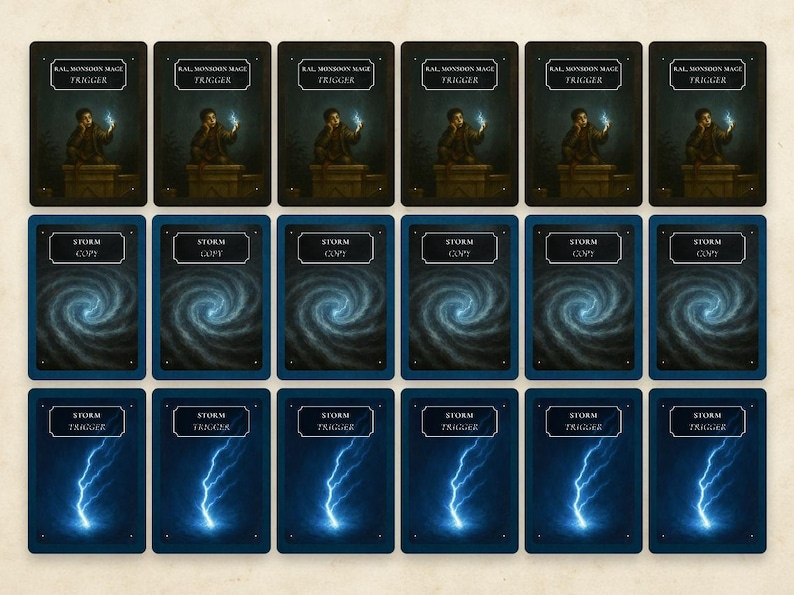 MTG Ral Storm Trigger Package 18 Cards | Storm Count Spell Copy Cedh ...