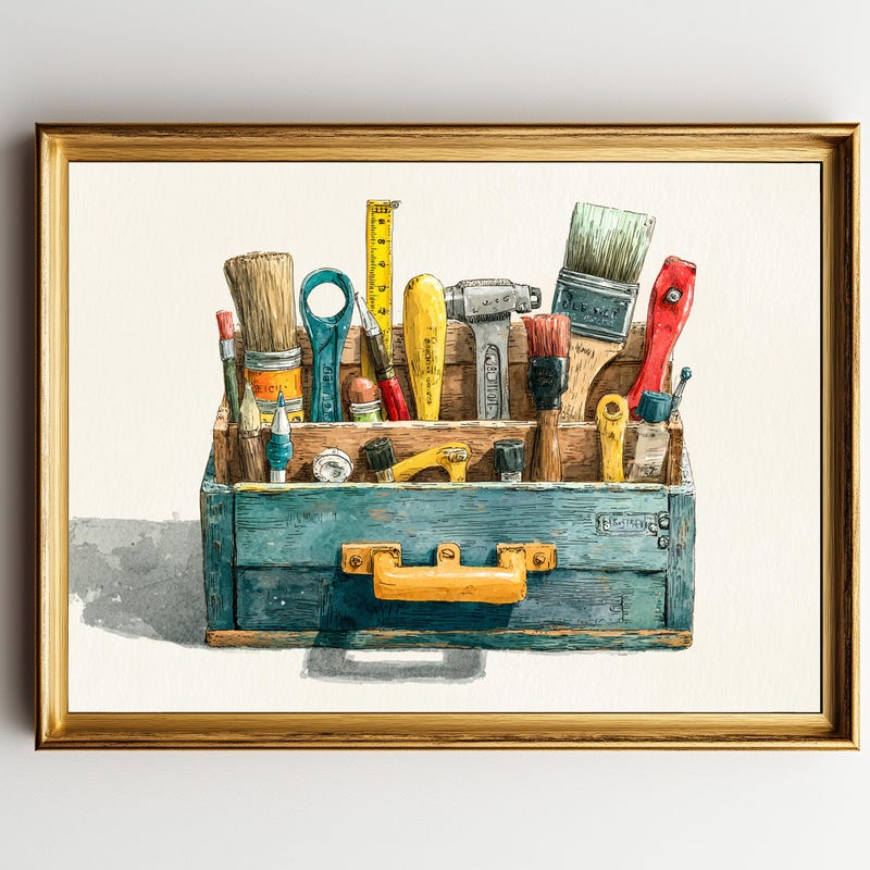 Rustic Toolbox - Etsy