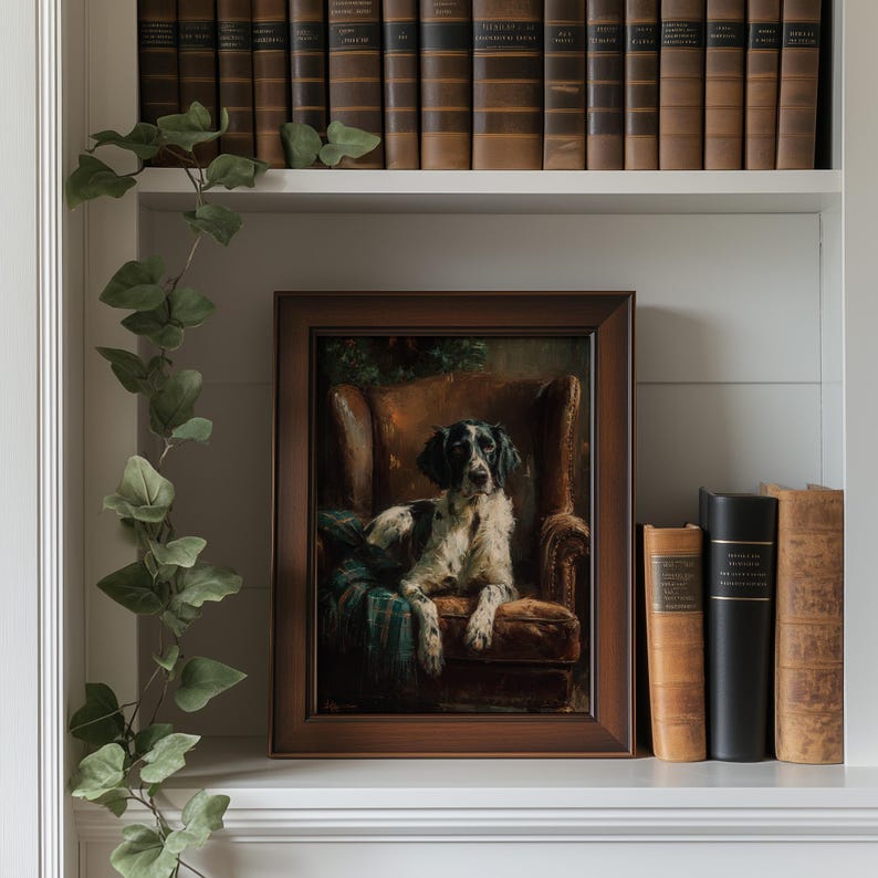 Moody Vintage English Setter Print - Classic Cozy, Ralph Lauren ...