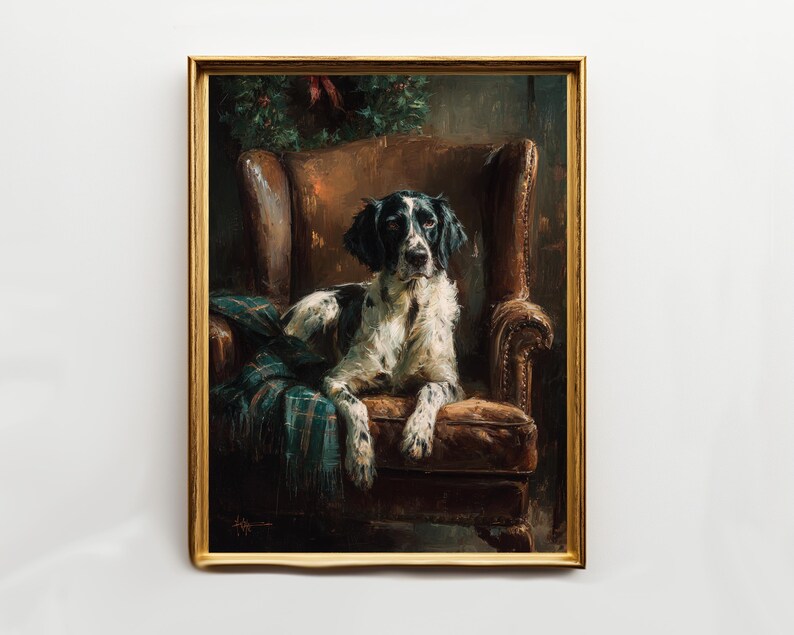 Moody Vintage English Setter Print - Classic Cozy, Ralph Lauren ...