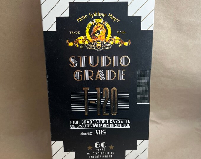 Blank MGM VHS Tape - Etsy