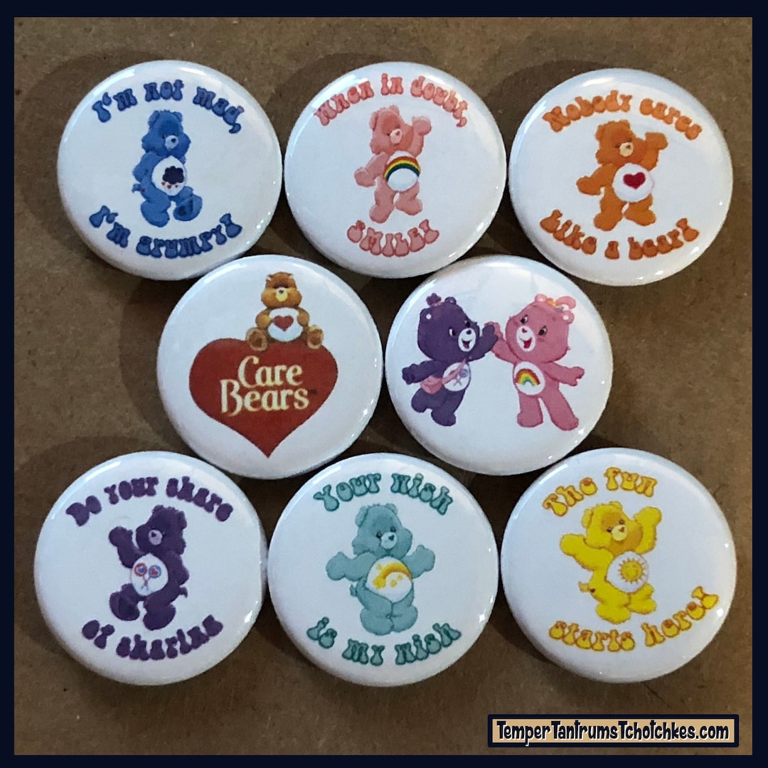 Care Bears Set 1 Buttons - Etsy