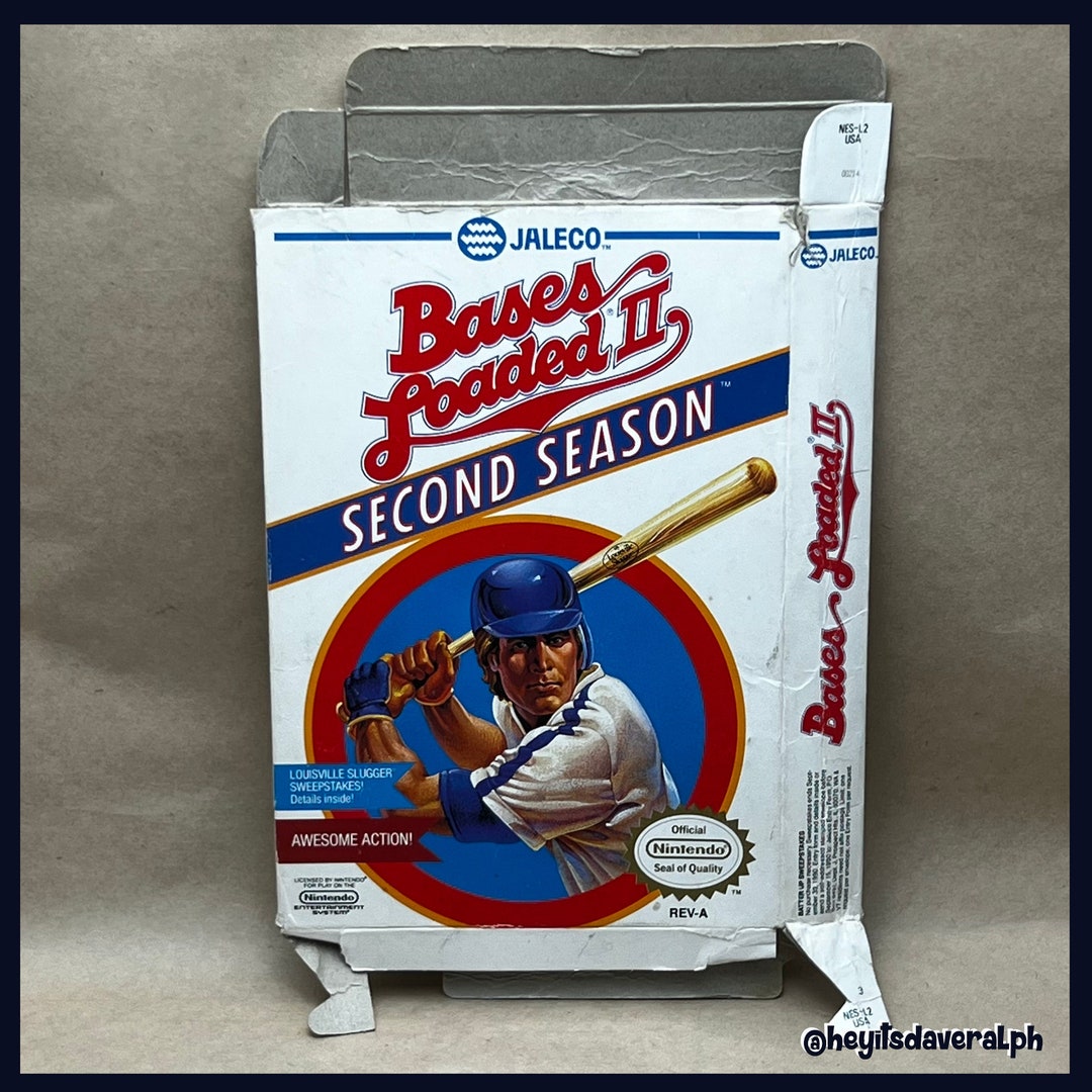 Bases Loaded 2 Box for the Nintendo Entertainment System box - Etsy