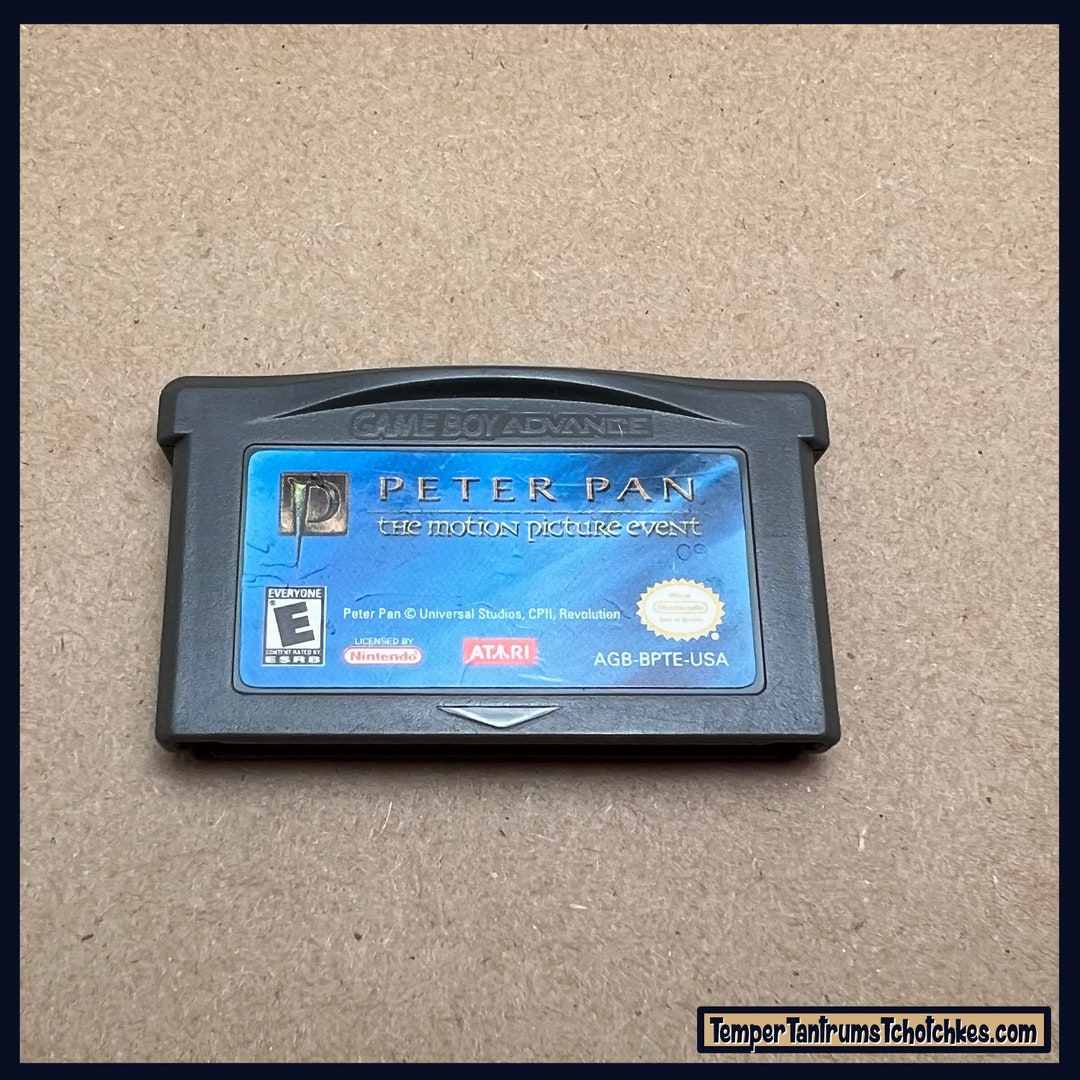 Peter Pan gameboy Advance Motion Picture Event - Etsy