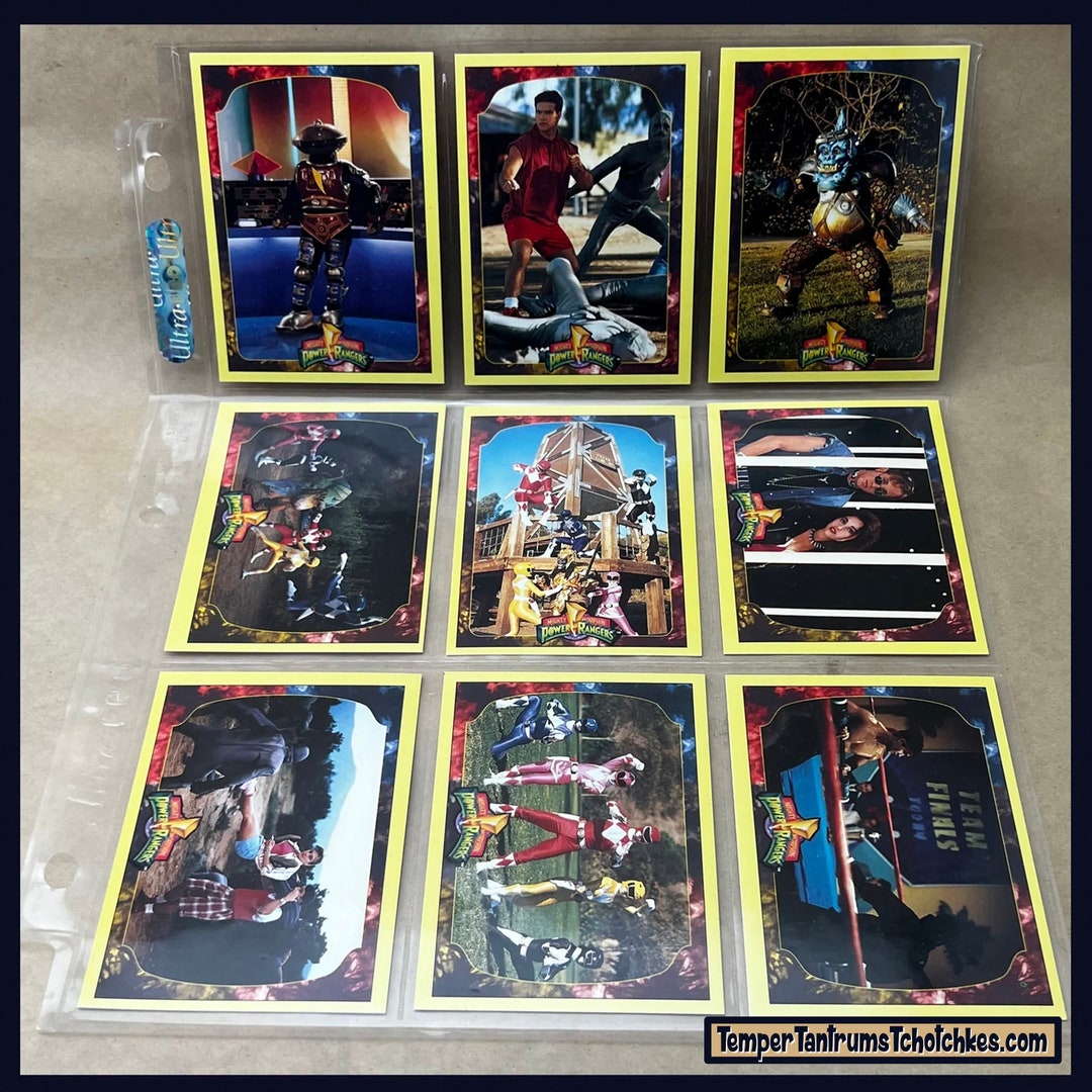 Mighty Morphin Power Rangers set of Trading Cards Series 2 - Etsy