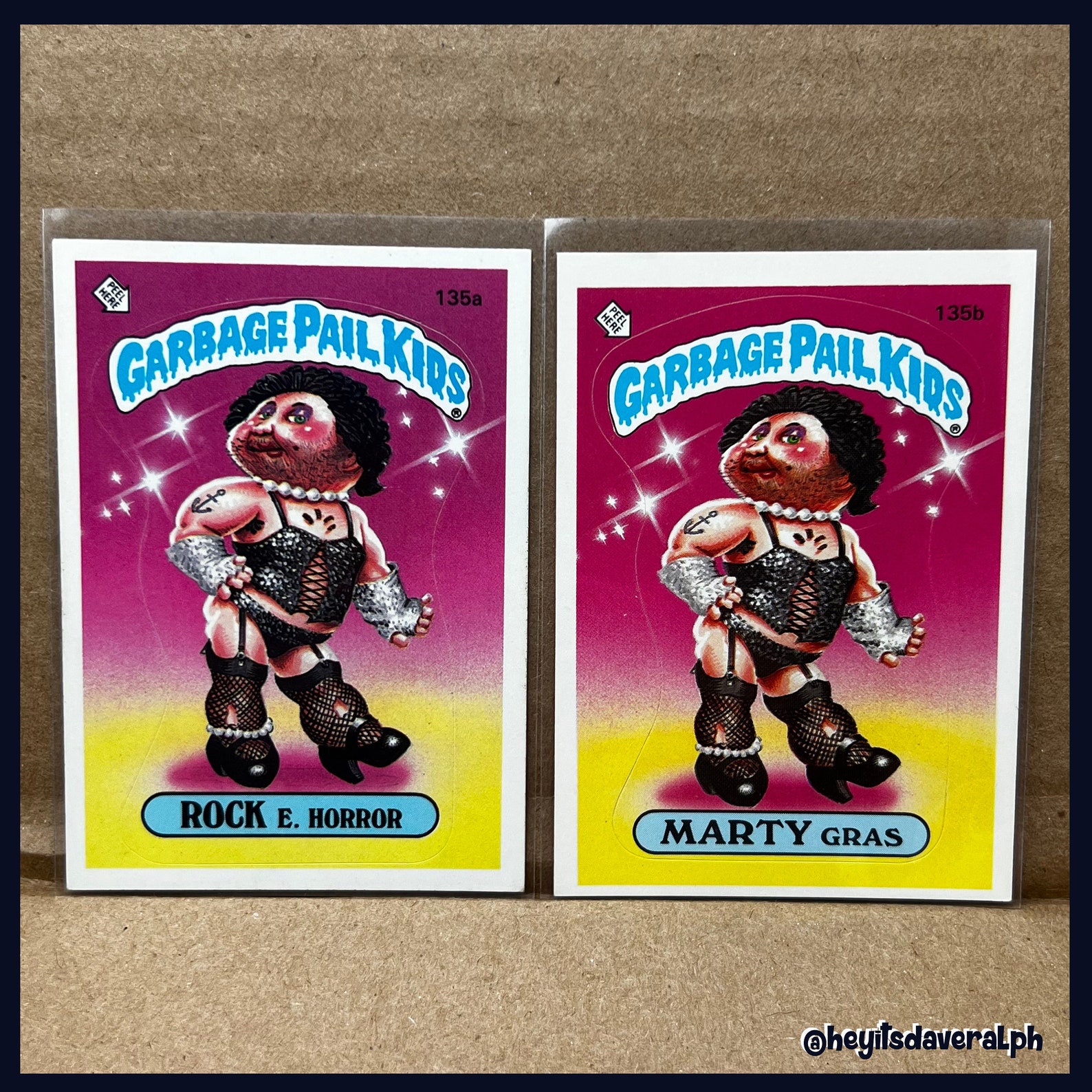 Garbage Pail Kids GPK Series 4 Complete Set 135 A & B - Etsy