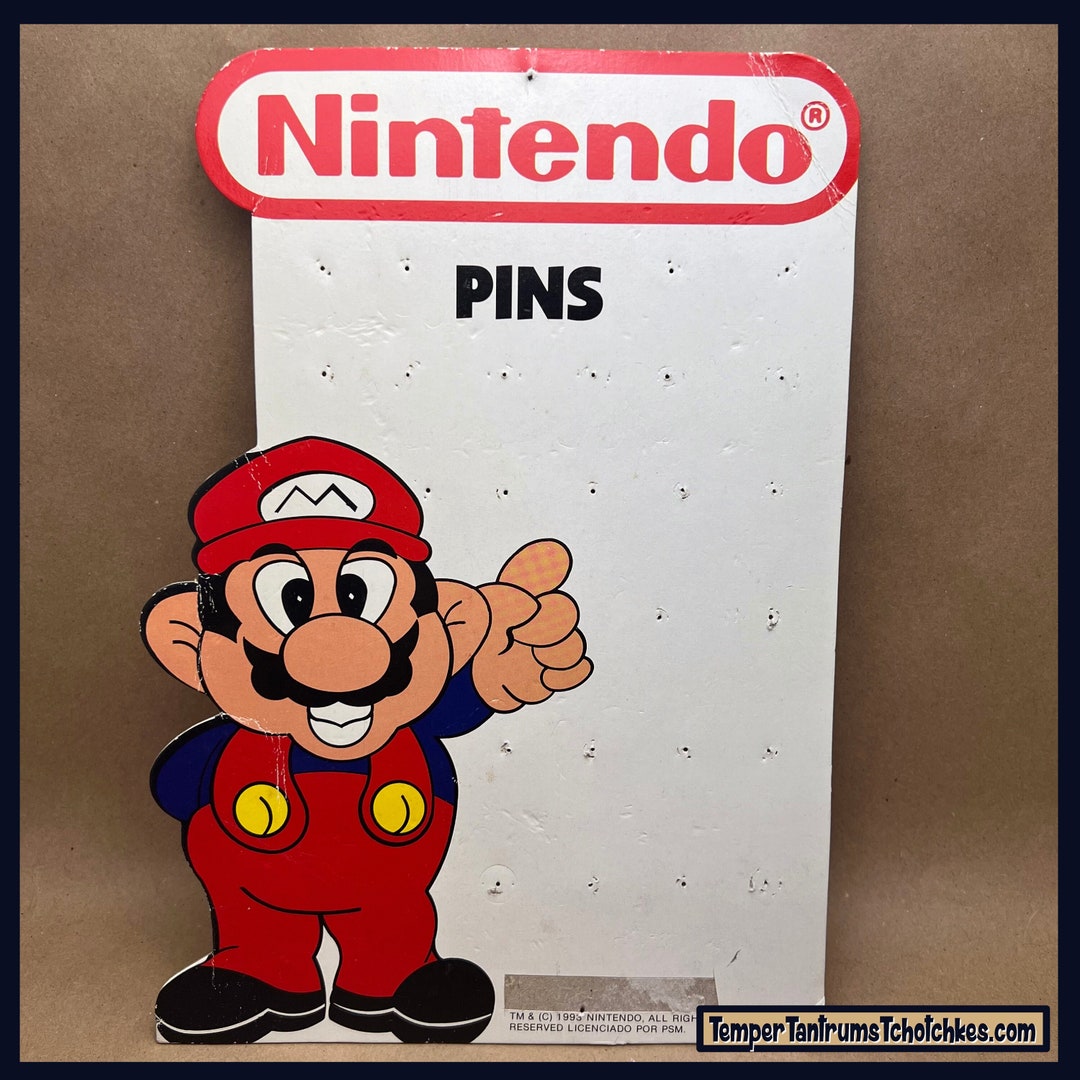Super Mario Bros original Pin Board Display - Etsy