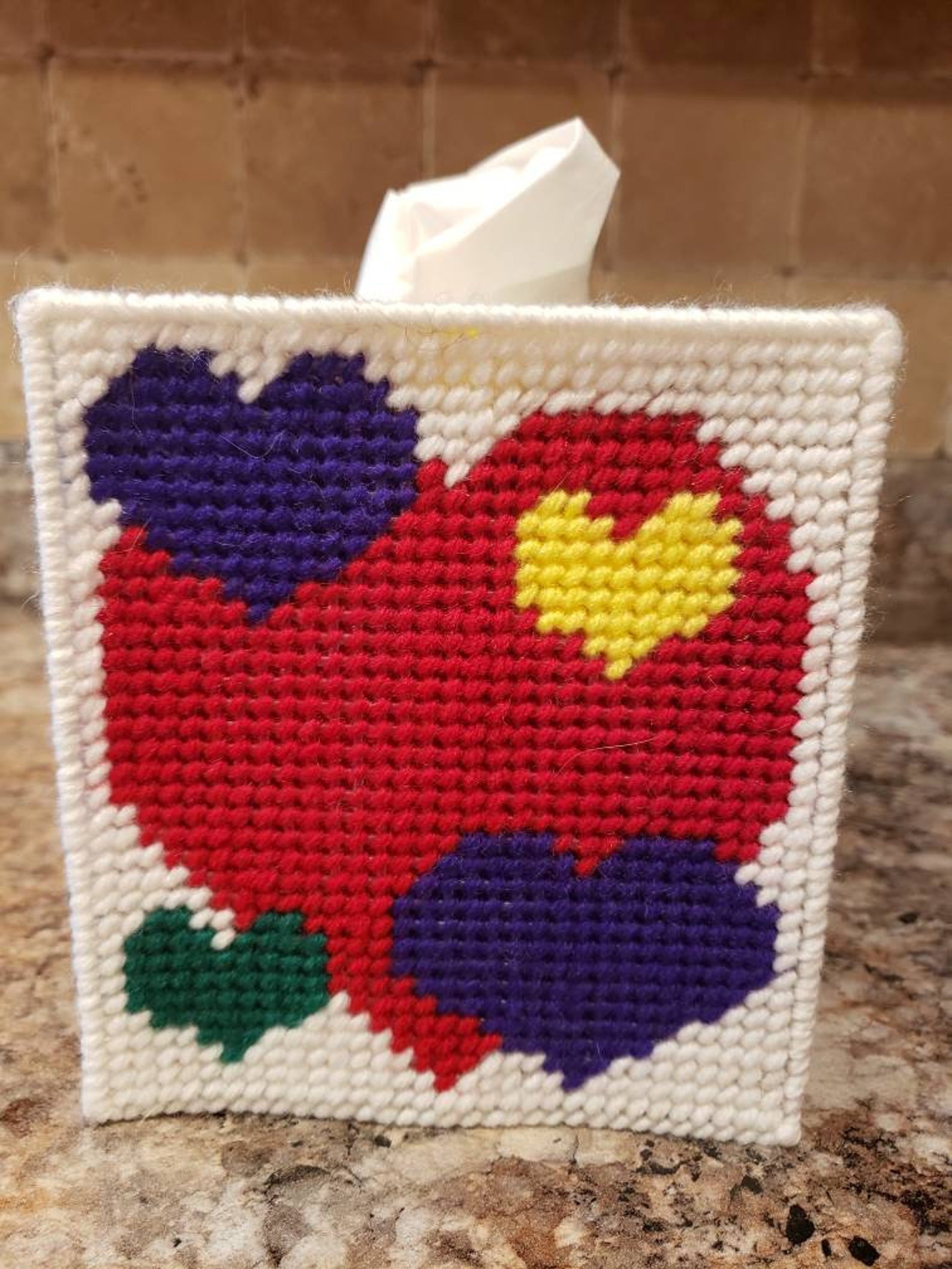 Heart Tissue Box - Etsy