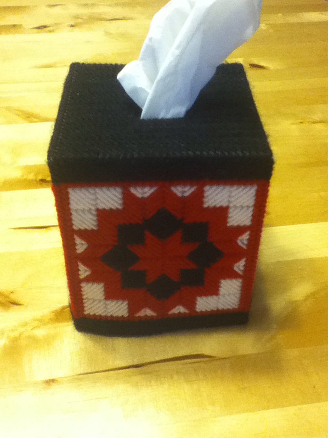 Plastic Canvas Tissue Box - Etsy