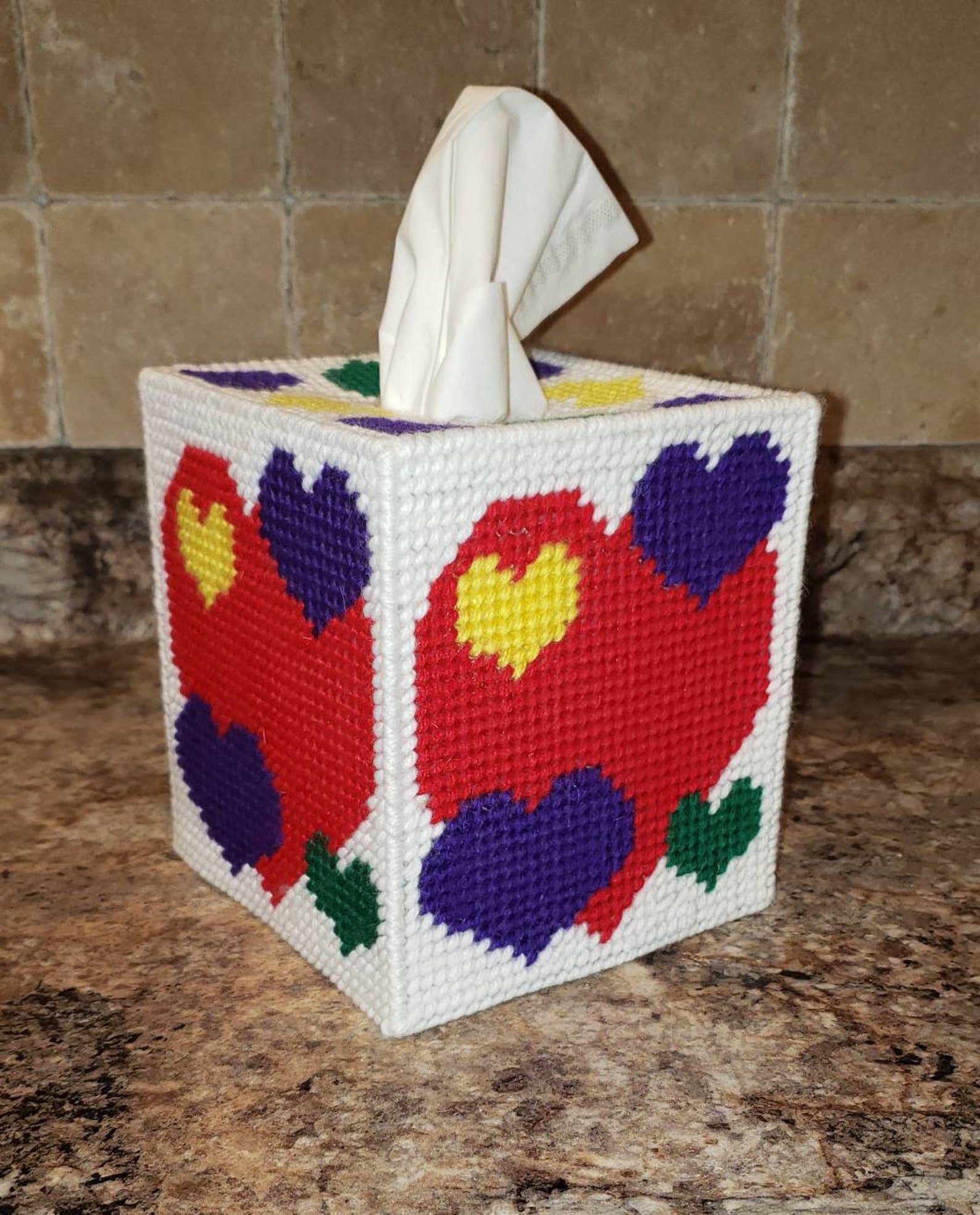 Heart Tissue Box - Etsy