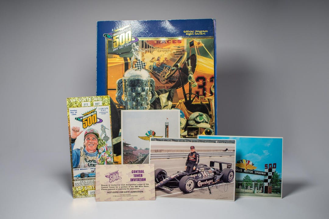 1996 Indianapolis 500 Memorabilia Lot - IRL Era Racing Collectibles - Etsy