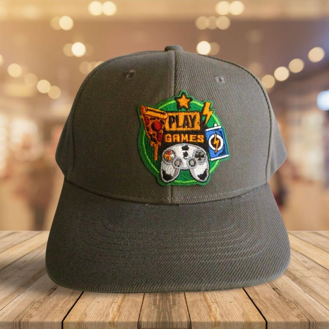Gamer Hat Unisex, Game Controls, Dark Grey Color, Sports, Light Weight ...