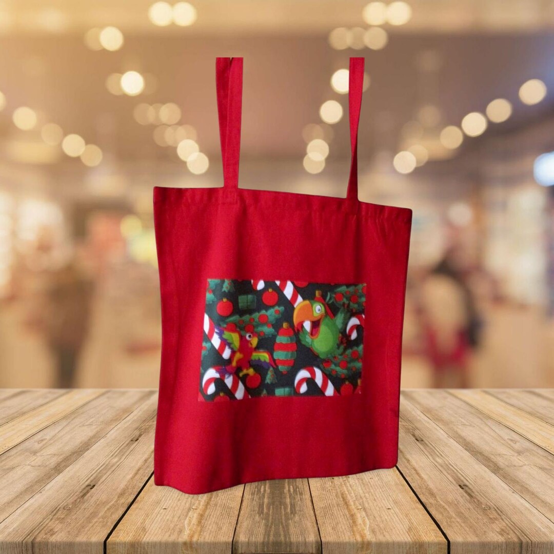 Tropical Birds Tote Bag Size 15x16 100% Cotton - Etsy