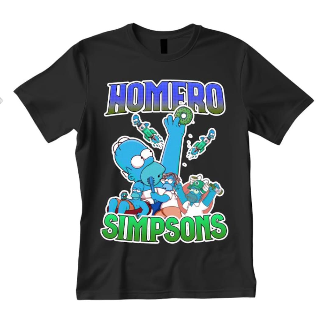 Homero Simpsons Blue Archivo PNG Sublimación Mashup - Diseño Digital ...