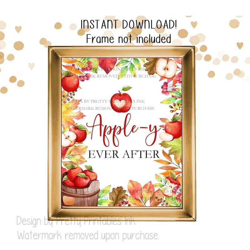 Appley Ever After Sign - Etsy