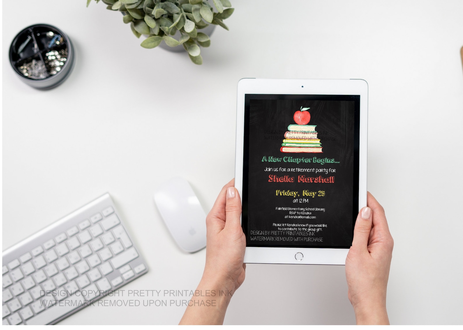 Teacher Retirement Invitation, New Chapter Begins Retirement Invitation ...