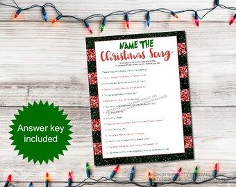 Christmas Song Trivia Christmas Name That Song Christmas Music Trivia ...