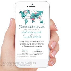 Bridal Shower by Mail Invitation, Long Distance Shower by Mail ...