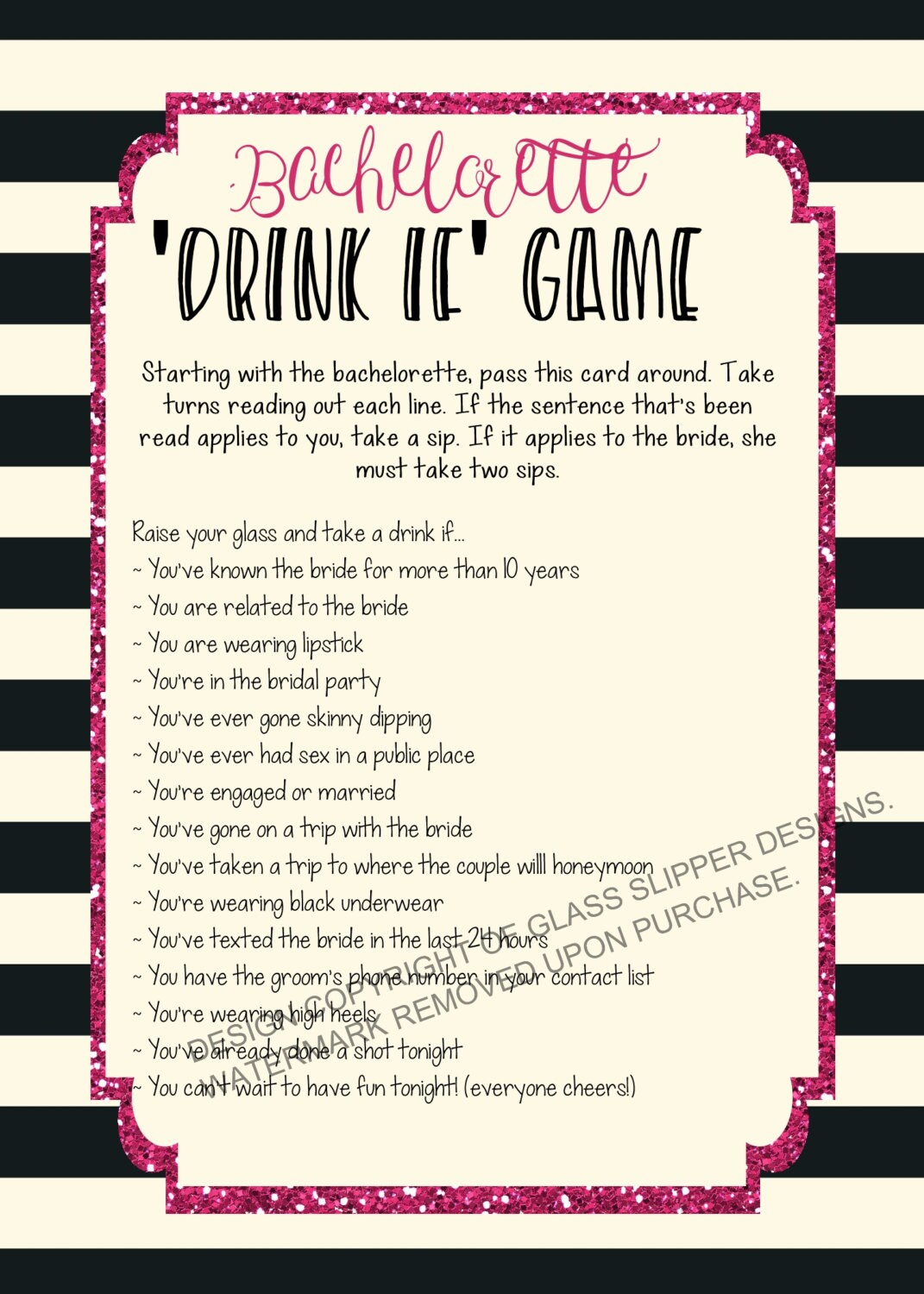 Virtual Baby Shower Bingo Game Carbonbonus