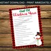 Christmas Party Game Printable, Instant Download Christmas Game PDF ...