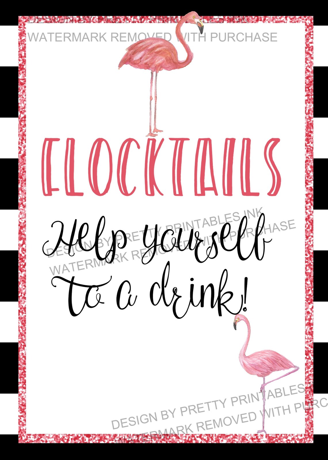 Printable Bachelorette Signs Flamingo Bachelorette - Etsy