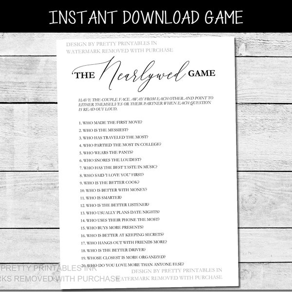 Bride Trivia Game - Etsy