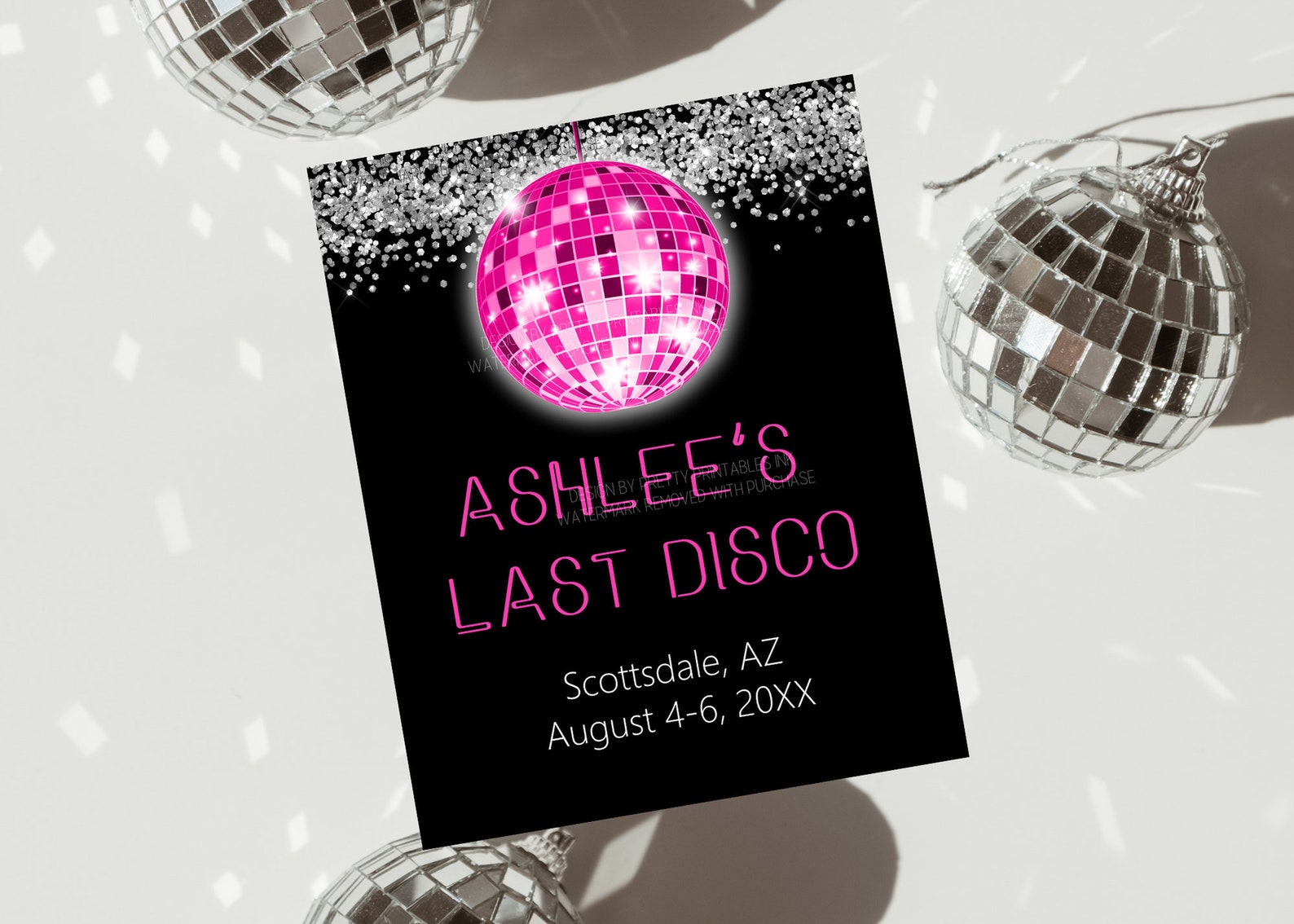 Disco Bachelorette Signs Last Disco Bachelorette Decorations - Etsy