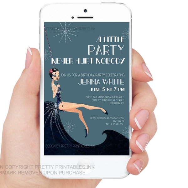 Flapper Invitation - Etsy