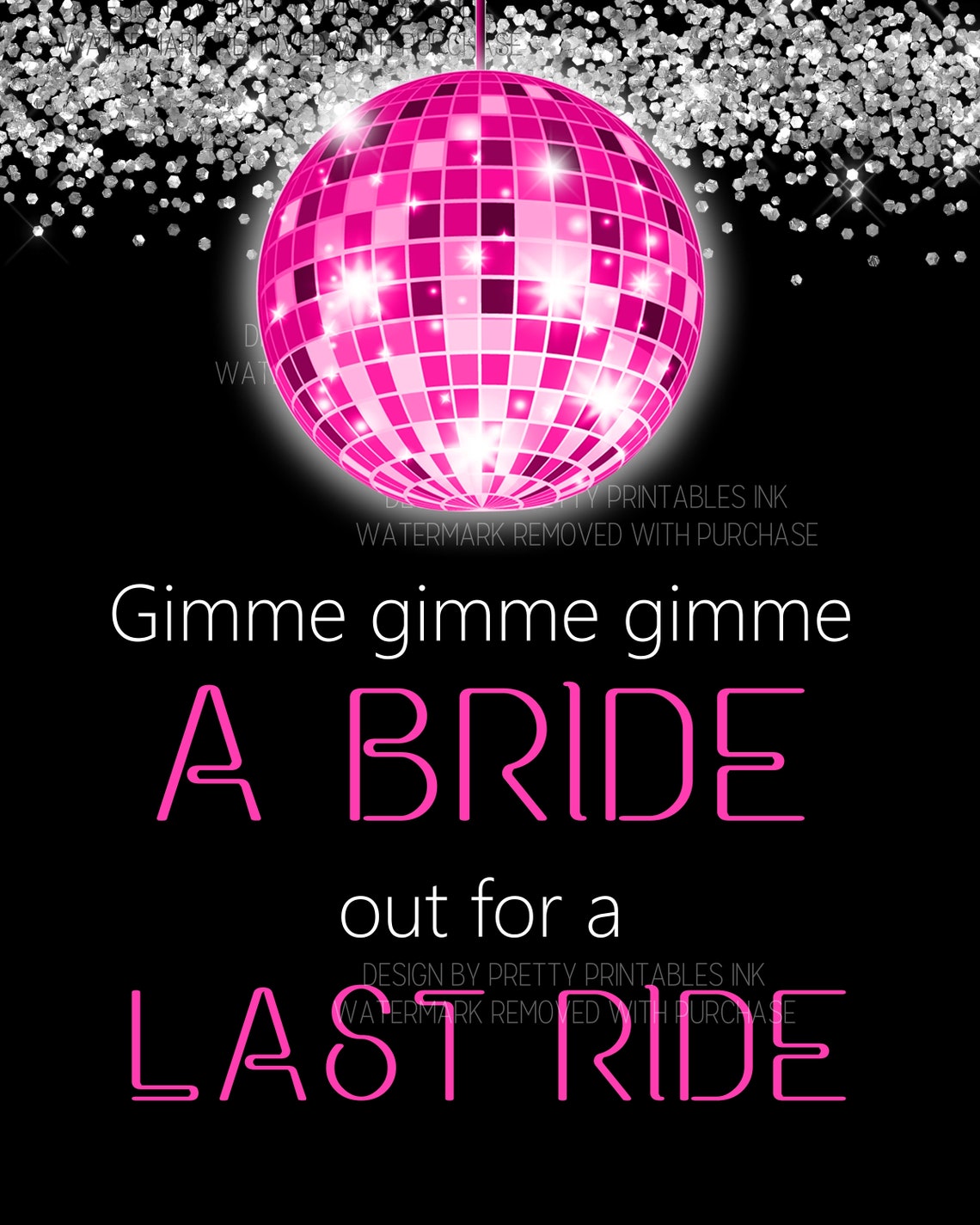 Disco Bachelorette Signs Last Disco Bachelorette Decorations - Etsy