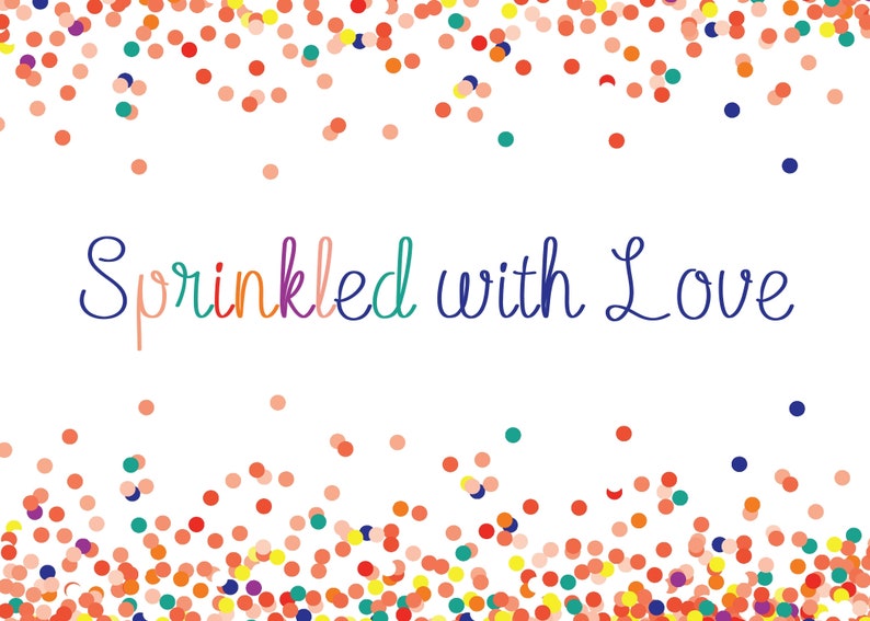 Sprinkled With Love Instant Download Sign Baby Sprinkle Sign - Etsy