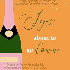 Veuve Before Vows Bachelorette Sign Bundle, Bachelorette Decorations ...