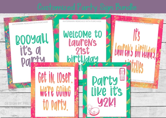 2000s party decorations, 00's party decorations, Y2K party decorations ...