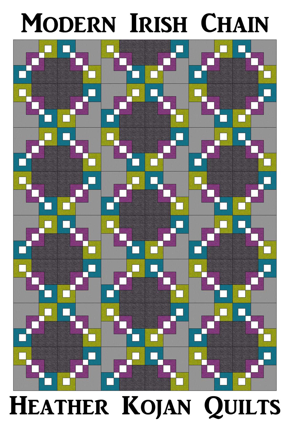 Modern Irish Chain Pattern PDF Only - Etsy