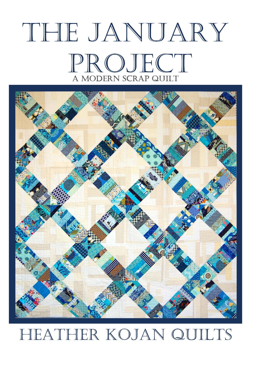 PDF Version Only the January Project Quilt Pattern - Etsy