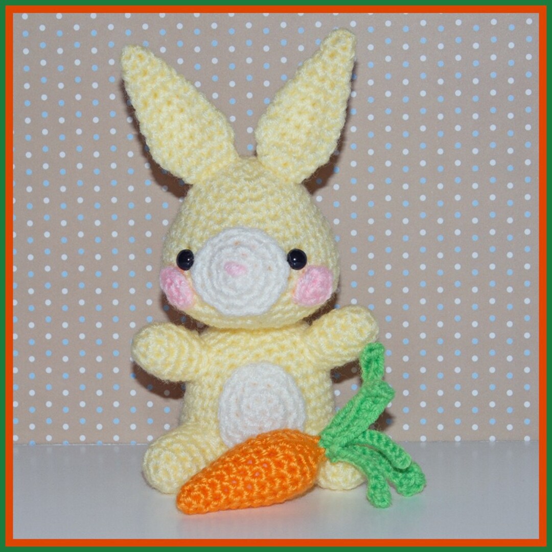 Crochet Pattern: Amigurumi Bunny, Sebastian AND Bonus Pattern - Etsy
