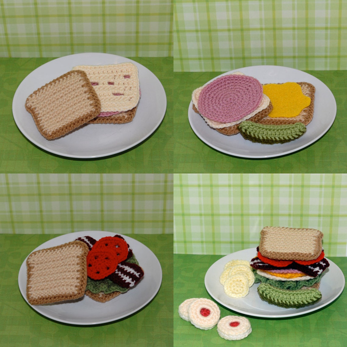 Crochet Pattern: Crochet Food Let's Do Lunch - Etsy