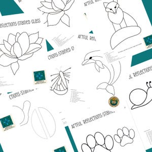 Handcrafted Sandpiper Stained Glass Pattern – Printable PDF & PNG ...