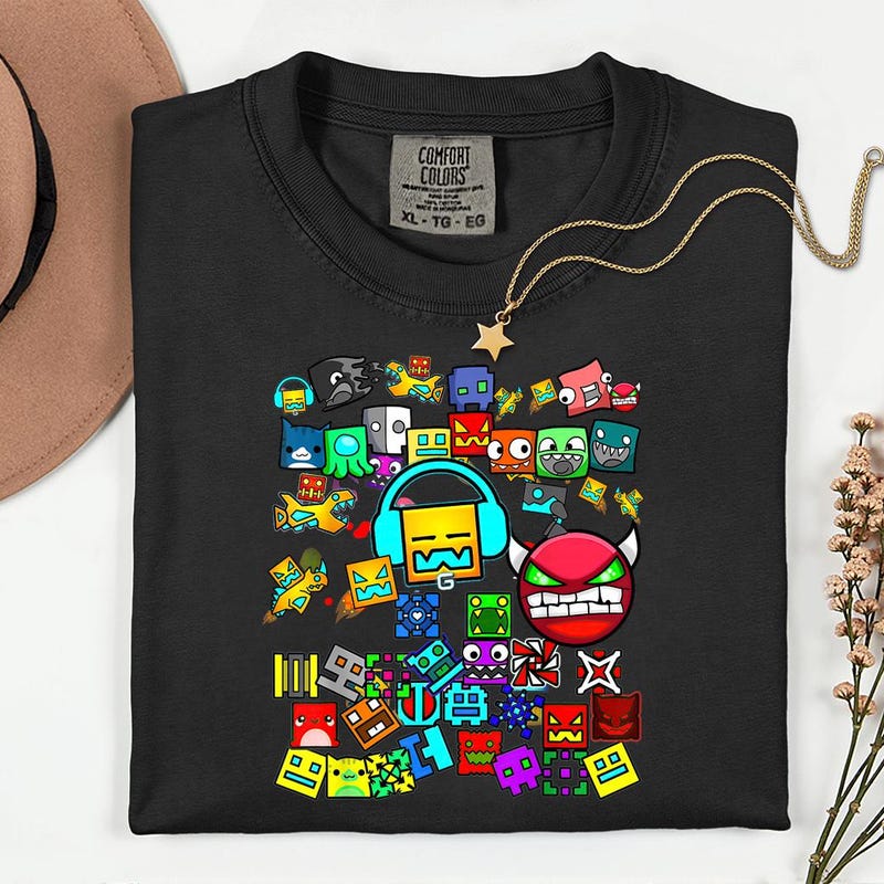 Geometry Dash Clothing - Etsy