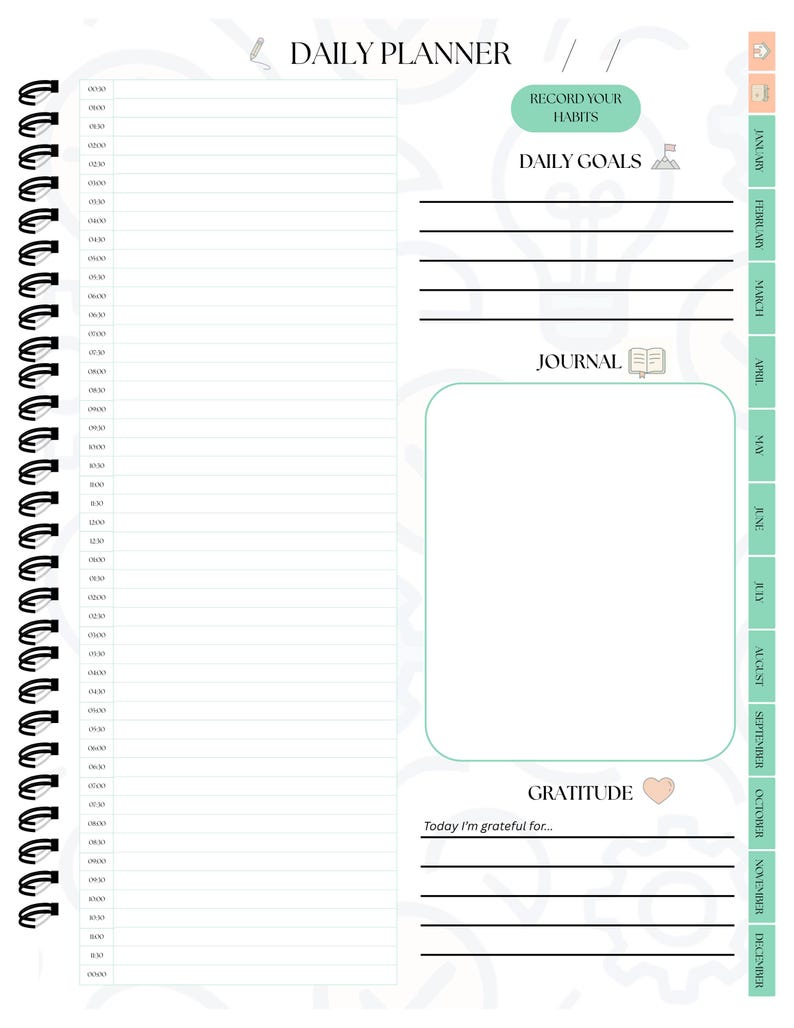 Simple Undated Digital Planner for iPad • Minimalist • Compatibility ...