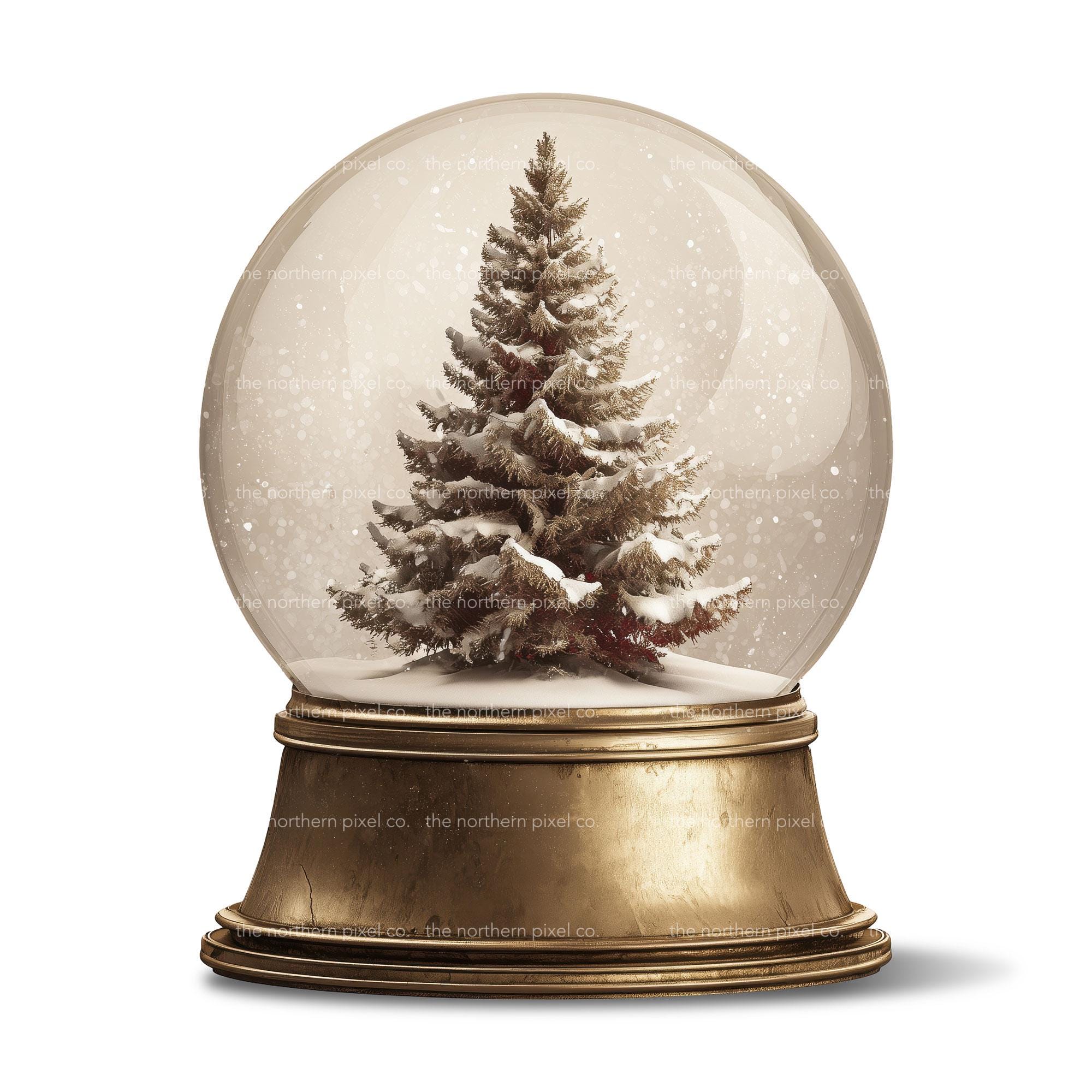 8 Christmas Christmas Tree Snow Globe Clipart, Christmas Snowglobe ...