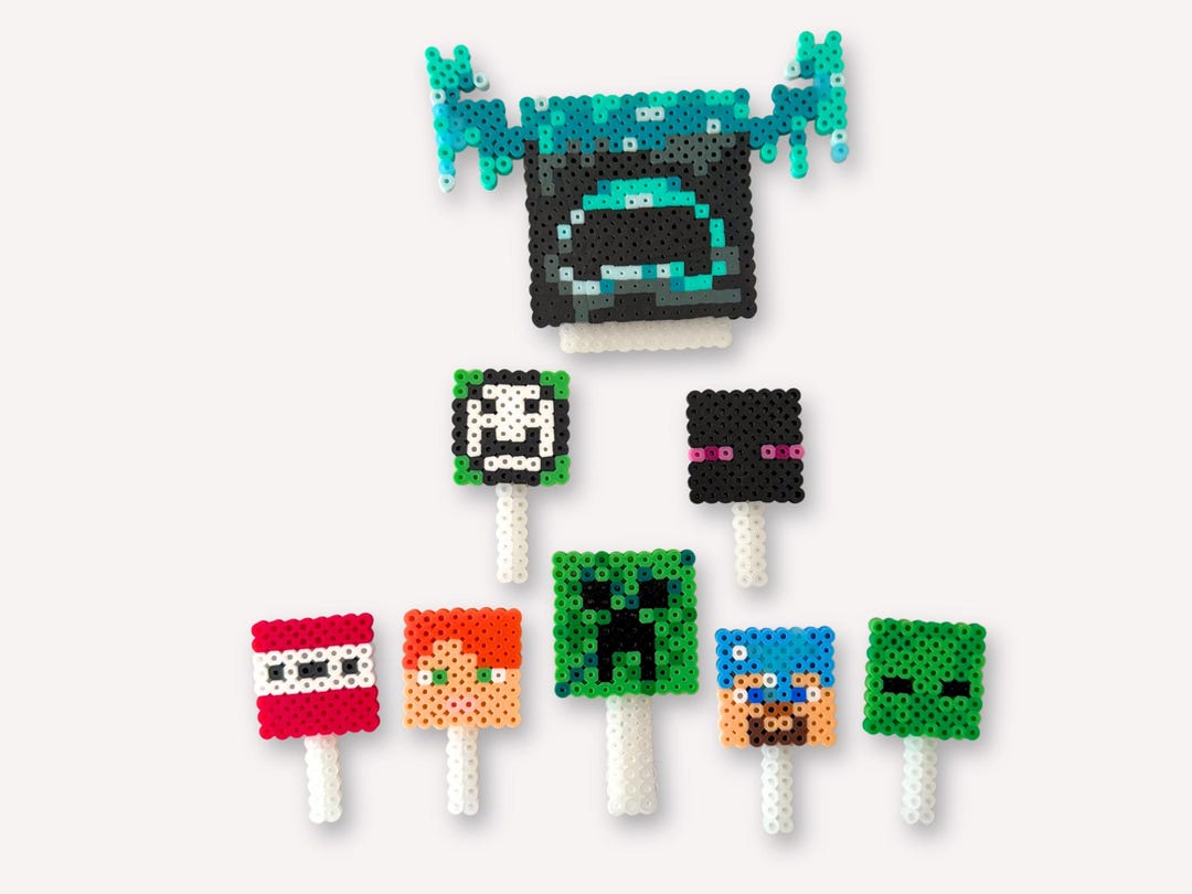 Minecraft Inspired Cake Toppers (warden/dream/enderman/tnt/alex/creeper ...