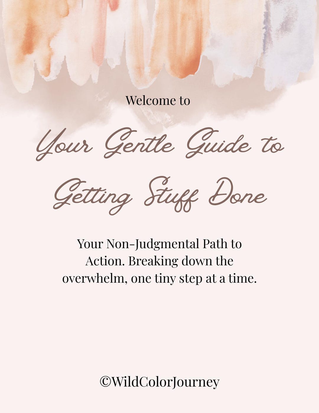 The Gentle Guide ADHD Planner & Self-compassion Toolkit (printable PDF ...