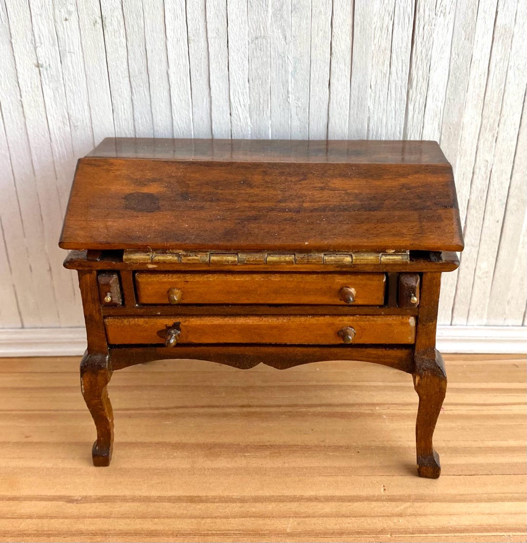 Miniature Drop Down Writing Desk - Etsy