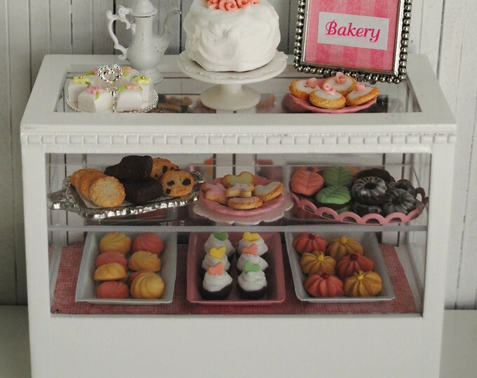 Miniature Bakery Case Filled With Sweets - Etsy