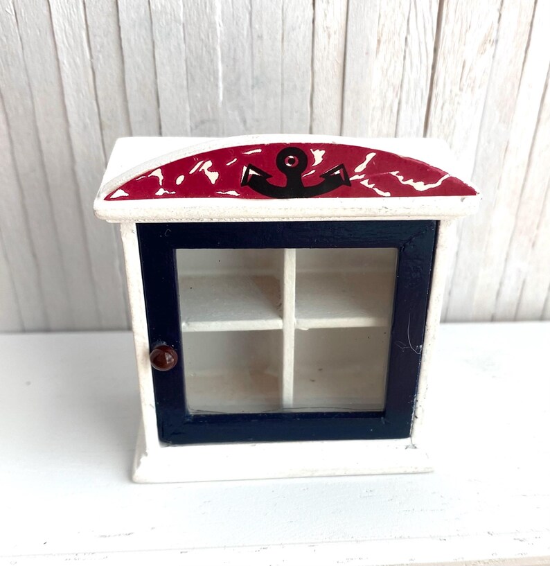 Miniature Wall Display Shelf With Nautical Theme - Etsy