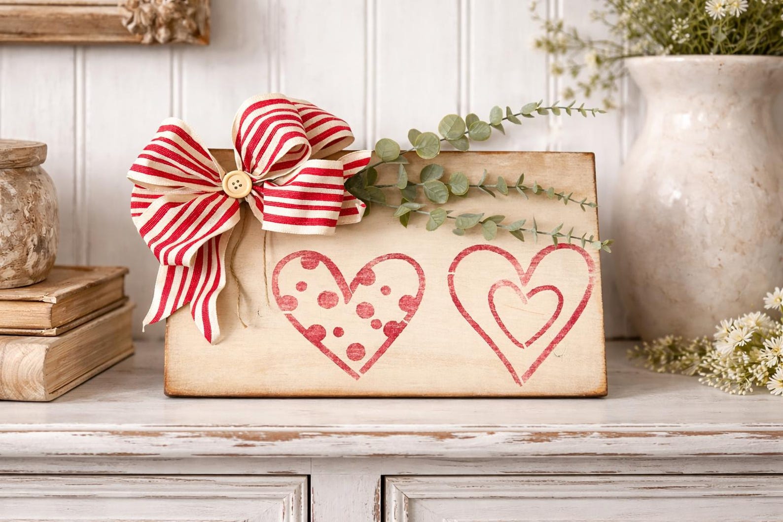 Handmade Valentine Wood Signs Rustic Farmhouse Decor - Etsy