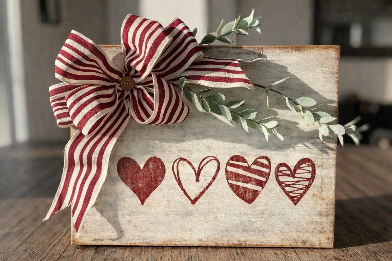 Handmade Valentine Wood Signs Rustic Farmhouse Decor - Etsy