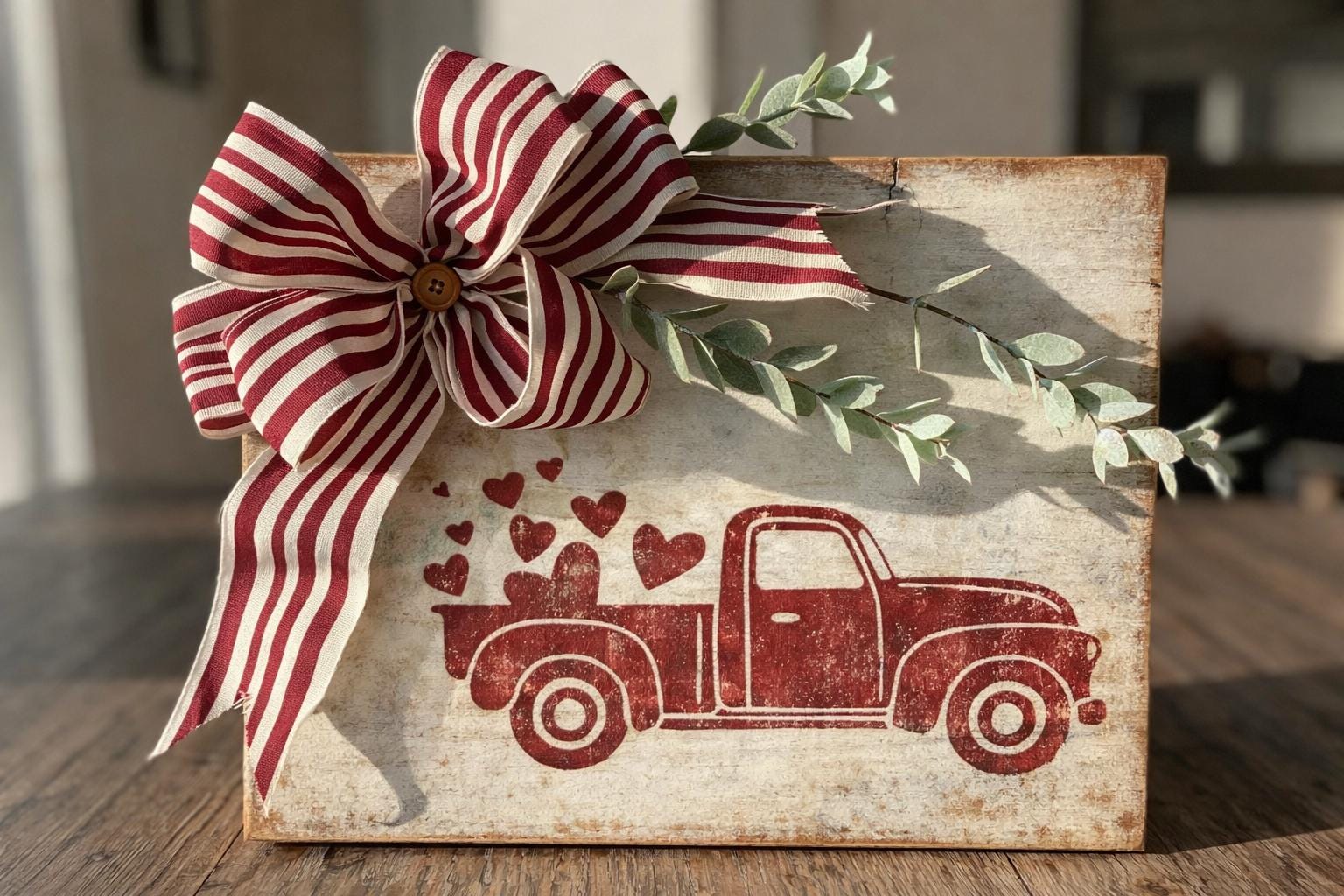 Handmade Valentine Wood Signs Rustic Farmhouse Decor - Etsy