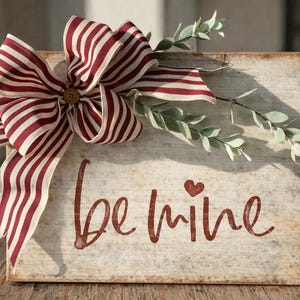 Handmade Valentine Wood Signs Rustic Farmhouse Decor - Etsy