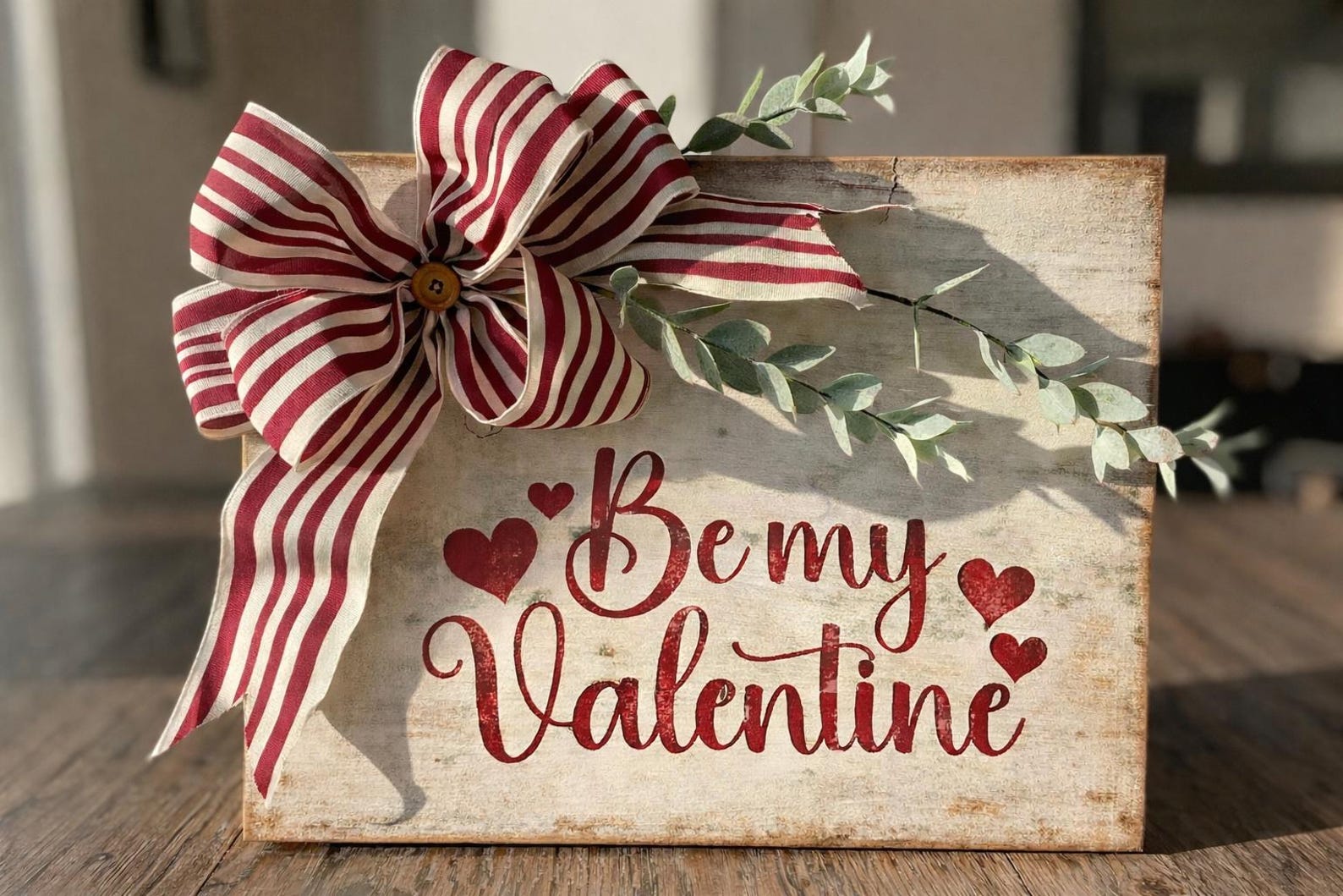 Handmade Valentine Wood Signs Rustic Farmhouse Decor - Etsy